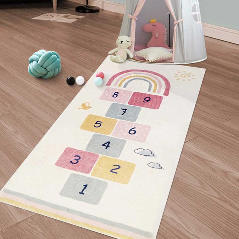 Modern new design hopscotch rug