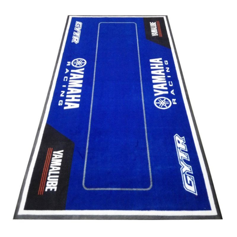 Custom Logo Anti-Slip Rubber Backing Bike Motocross Pit Mats